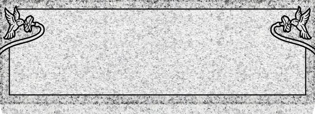 Companion Flat Grave Markers - Hummingbirds