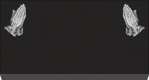 Individual Flat Grave Markers - Praying Hands